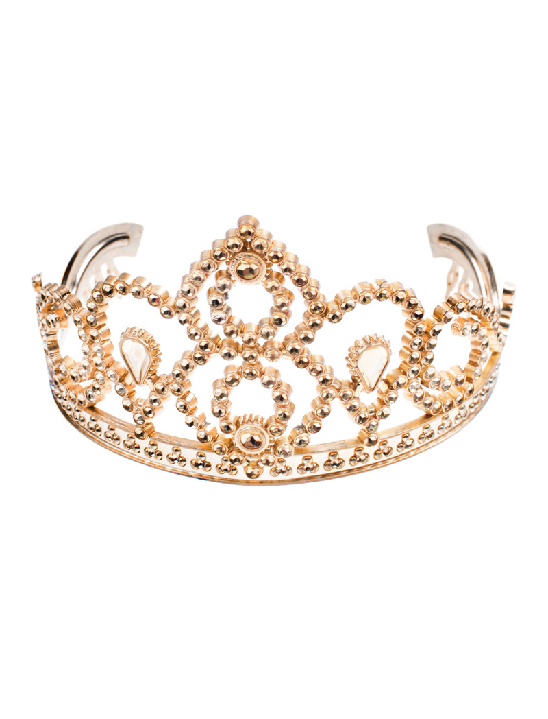 Diadem Plastik gold | gold | keine Größe | 006310